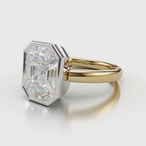 Magic Emerald Style Diamond Ring – Clayfield Jewellery Online